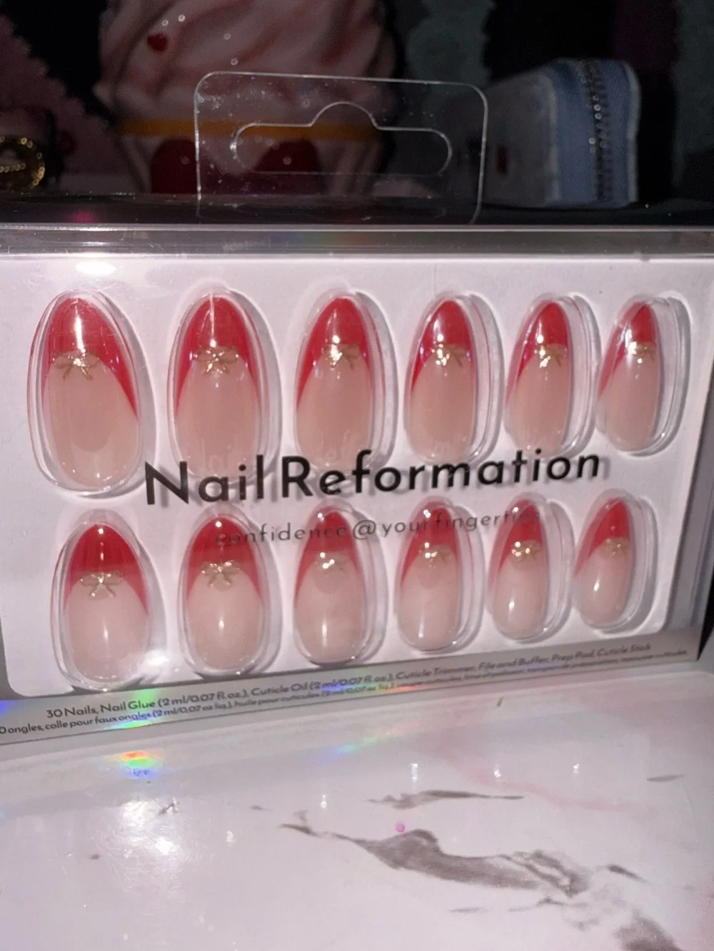 Nail Reformation | Makeup | Nail Reformation Red Chrome French Tip ...